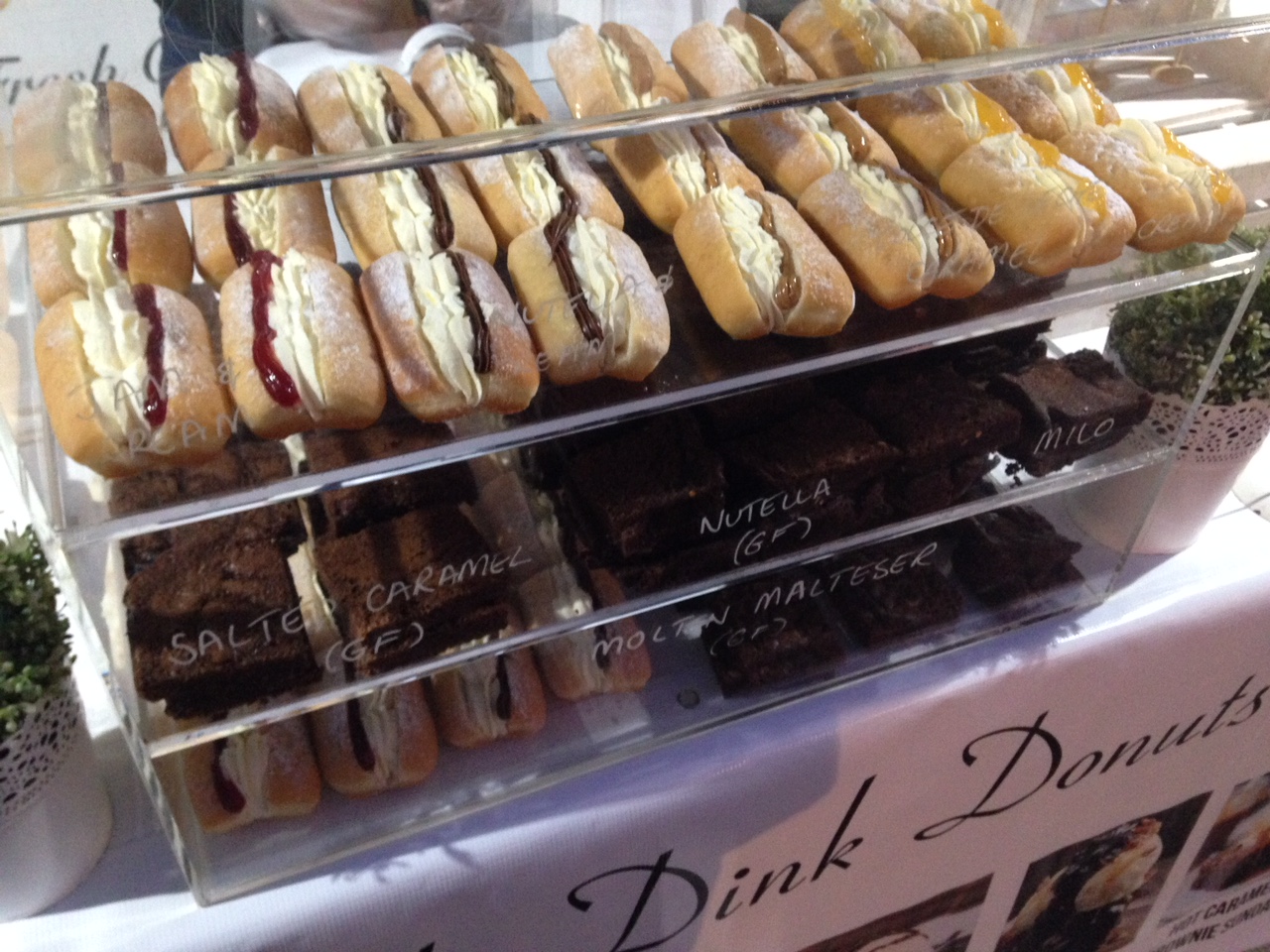 Raspberry Jam Long John @ Quinky Dink Donuts, Peakhurst Foodies Markets ...