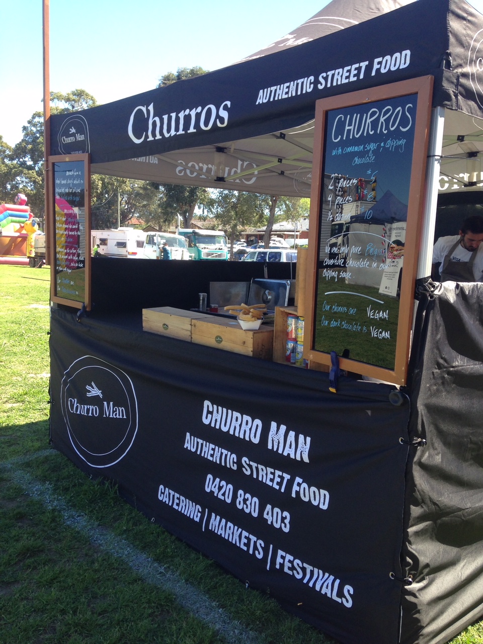 Churros @ Churro Man, Lugarno Spring Fair – DomNuts