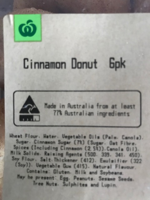 Cinnamon Donuts 6-pack @ Woolworths – DomNuts