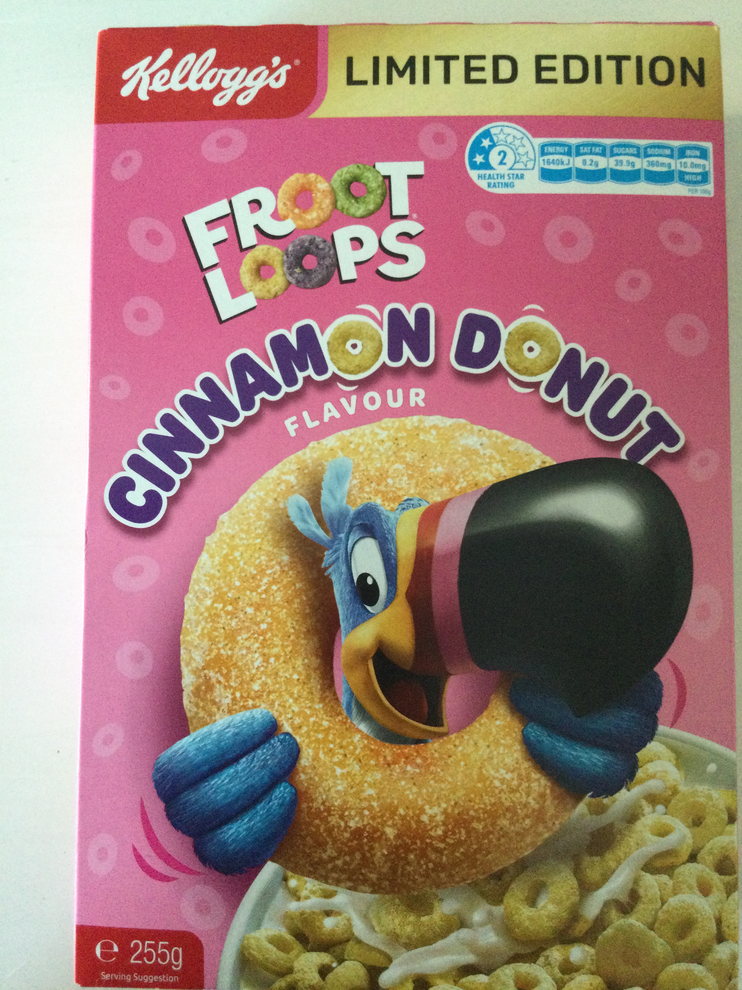 Kellogg’s Froot Loops Cinnamon Donut Flavour – DomNuts