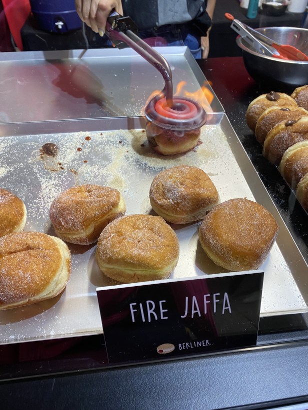 Fire Jaffa Donut @ Berliner Donuts, VIVID Sydney Fire Kitchen ...